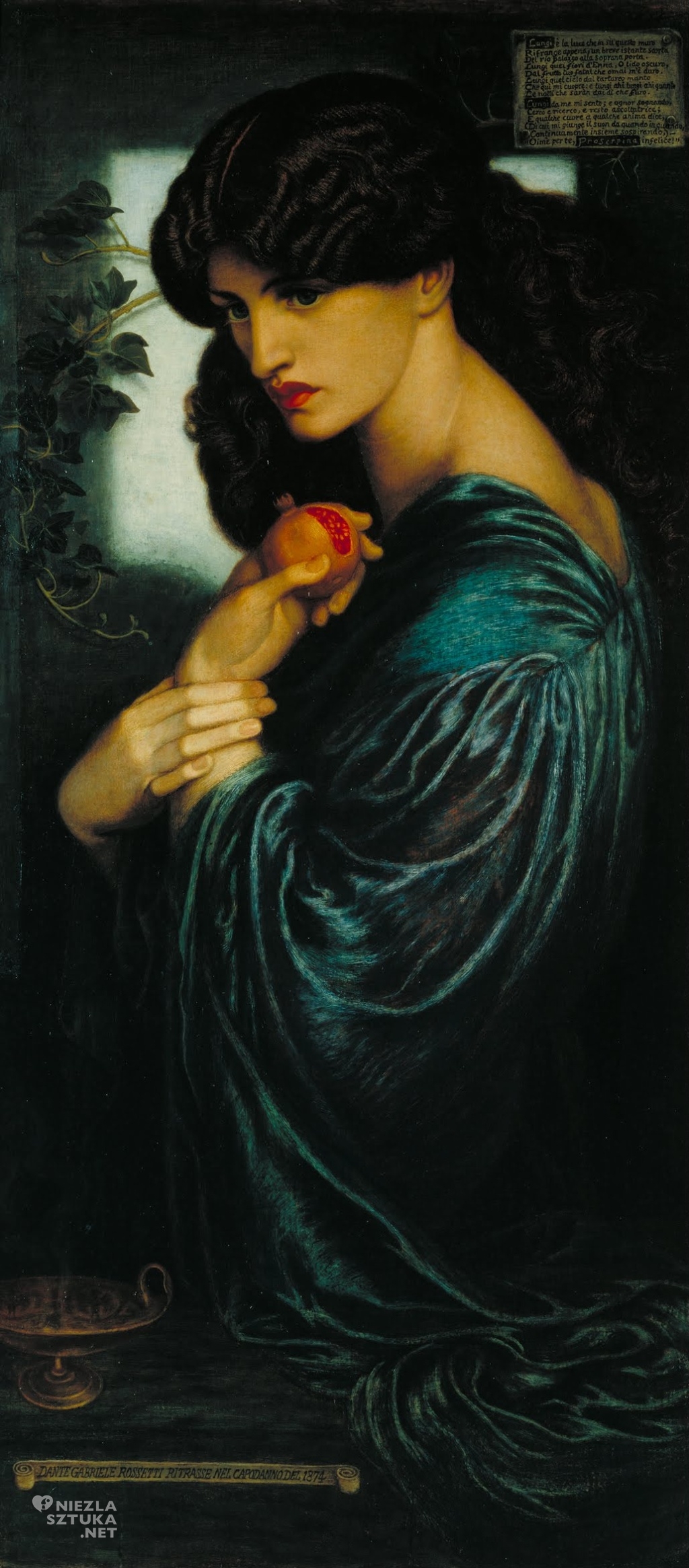 Dante Gabriel Rossetti Prozerpina (Proserpine) | 1874, Tate Britain ...