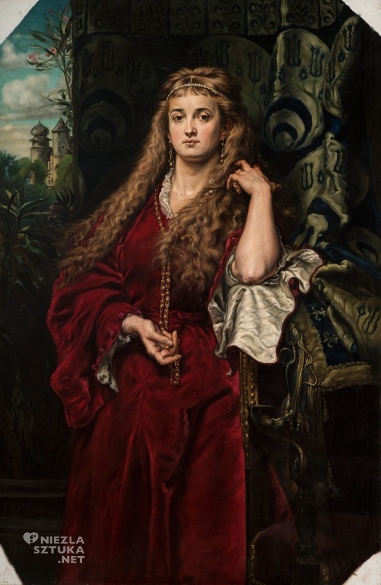 Jan Matejko „Portret żony artysty Teodory z Giebułtowskich” » Niezła sztuka