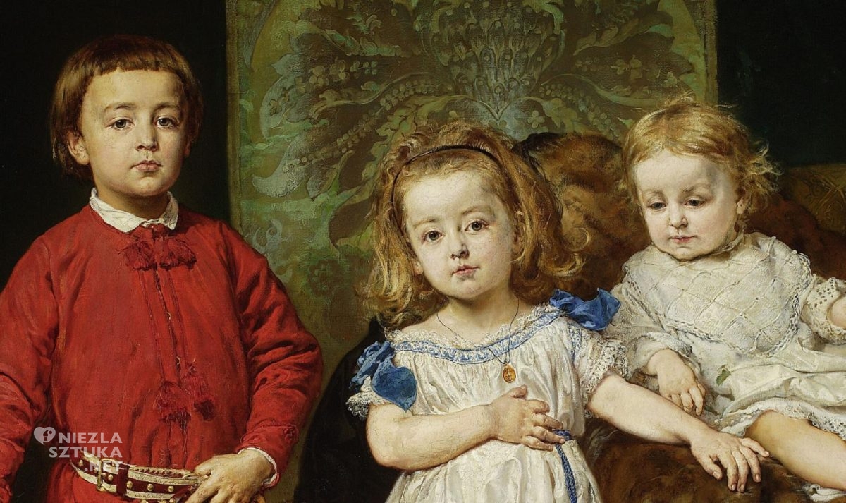 Jan Matejko „Portret trojga dzieci artysty” » Niezła sztuka
