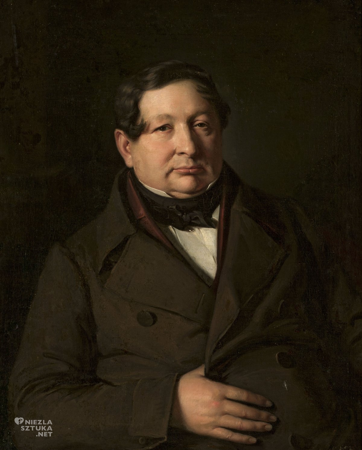 Józef Simmler „Portret generałowej Aleksandry Zatlerowej” » Niezła sztuka