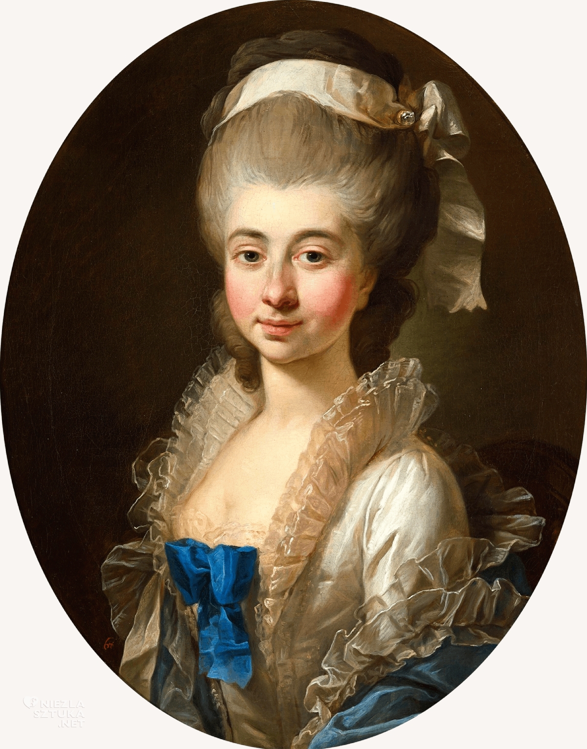 Marcello Bacciarelli „Portret Michała Jerzego Mniszcha z córką Elżbietą ...