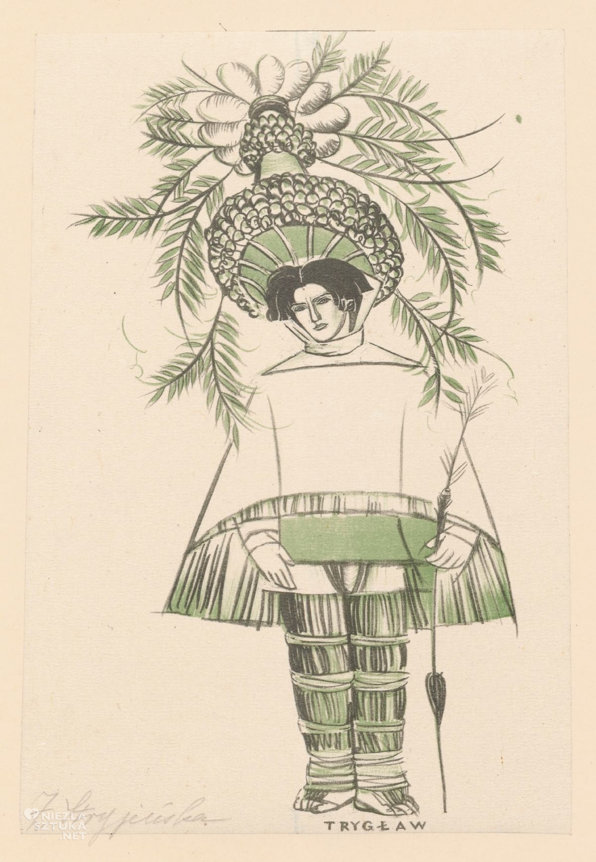 Księżniczka na Parnasie. Bożki słowiańskie Zofii Stryjeńskiej » Niezła sztuka